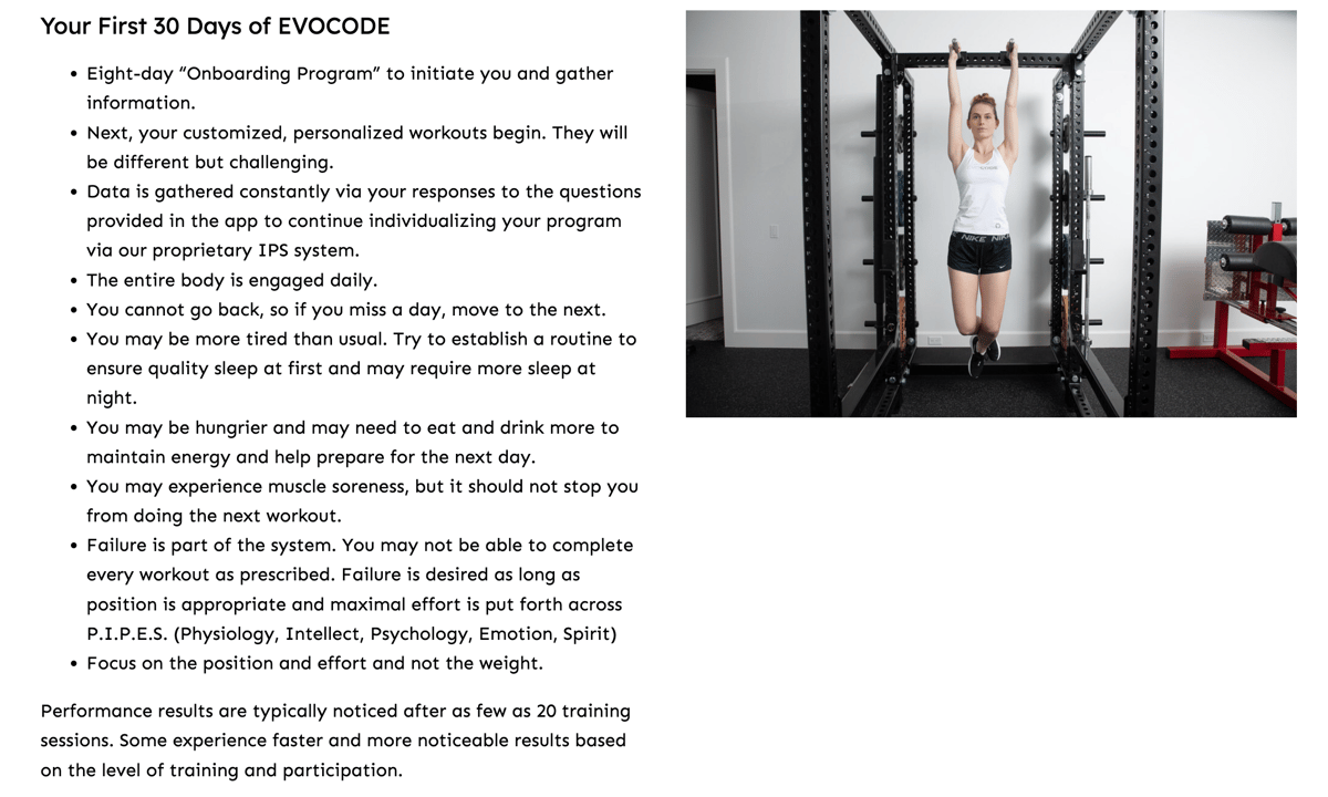 EVOCODE Whole Body Training System
